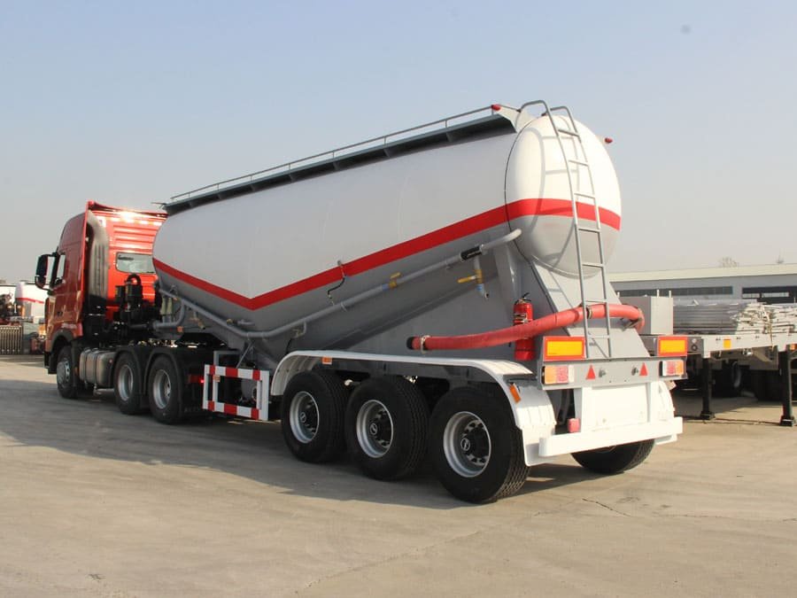 3 Axle Fly Ash Tanker Trailer For Sale