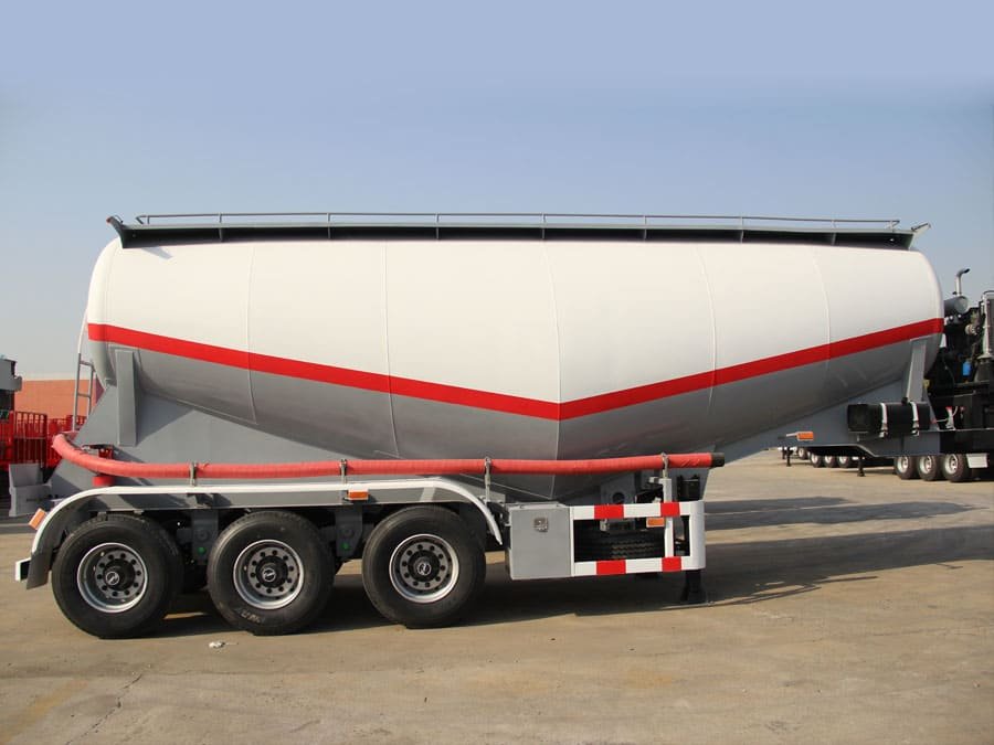 3 Axle Fly Ash Tanker Trailer For Sale