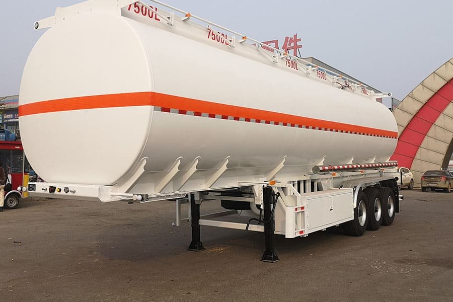 45000 Liters Crude Oil Tanker Trailer