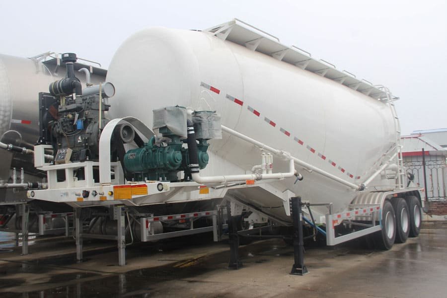 45cbm 55Ton Bulk Cement Carrier Trailer