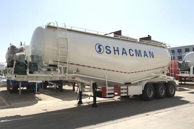 55 CBM Cement Tanker Truck Trailer For Sale
