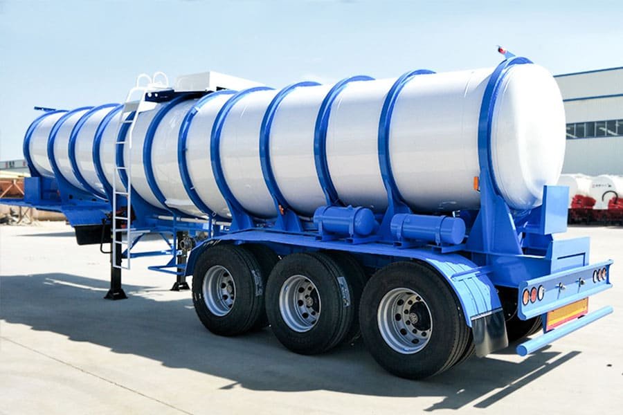 98% Sulphuric Acid Road Tanker Trailer
